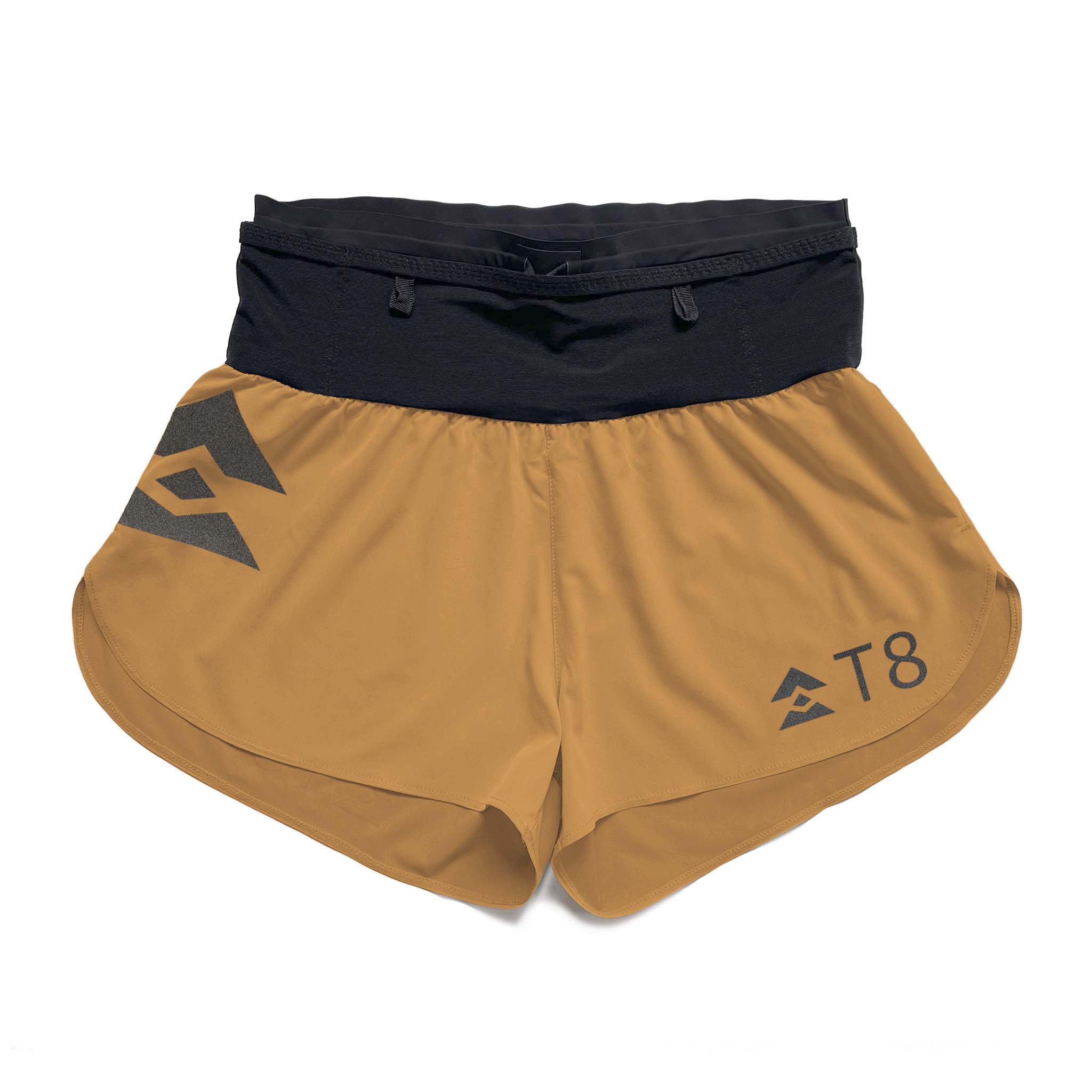 T8 Women's Sherpa Shorts with Integrated Running Belt